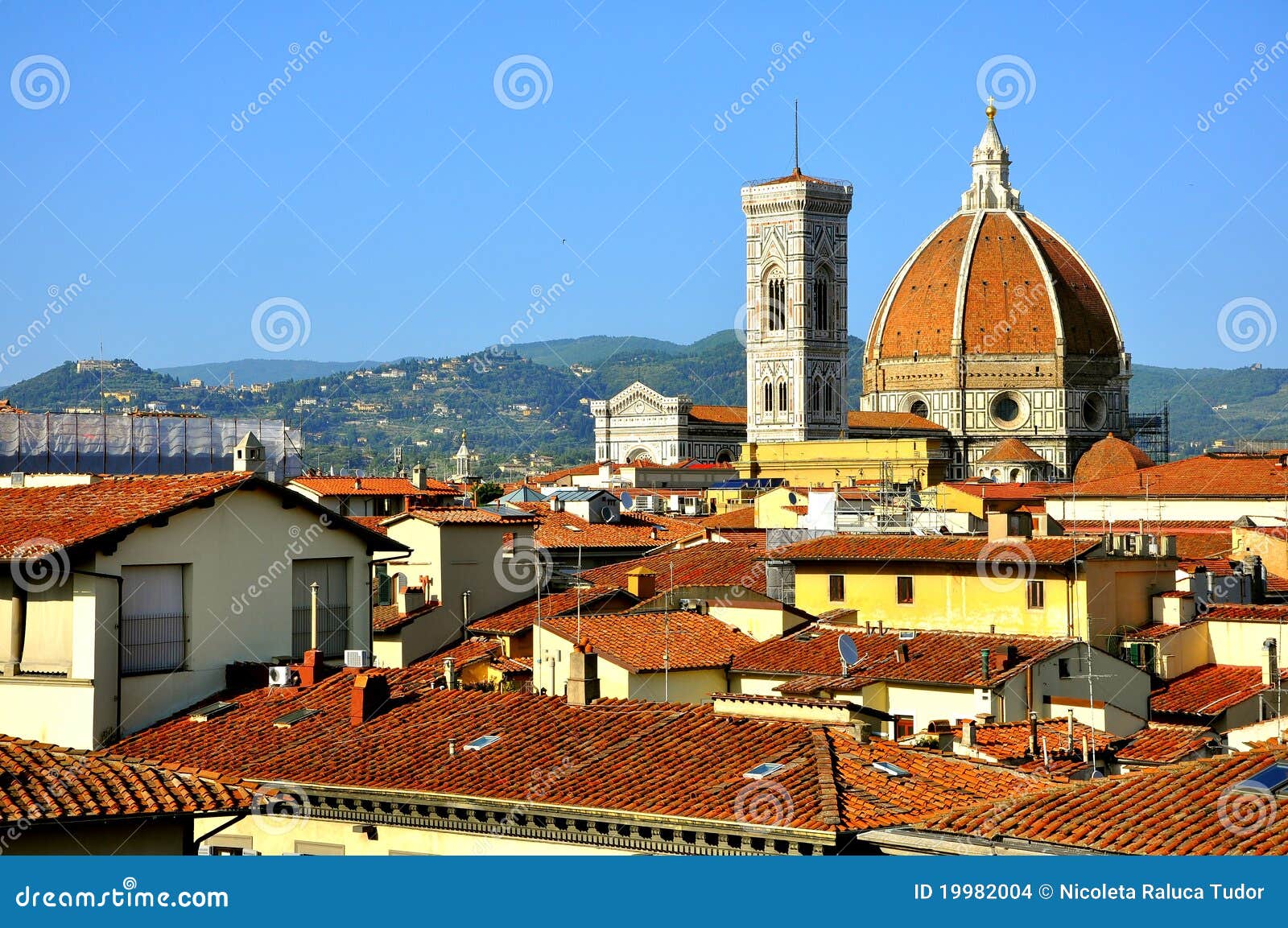 Florence City View from Above Stock Photo - Image of duomo, florence ...