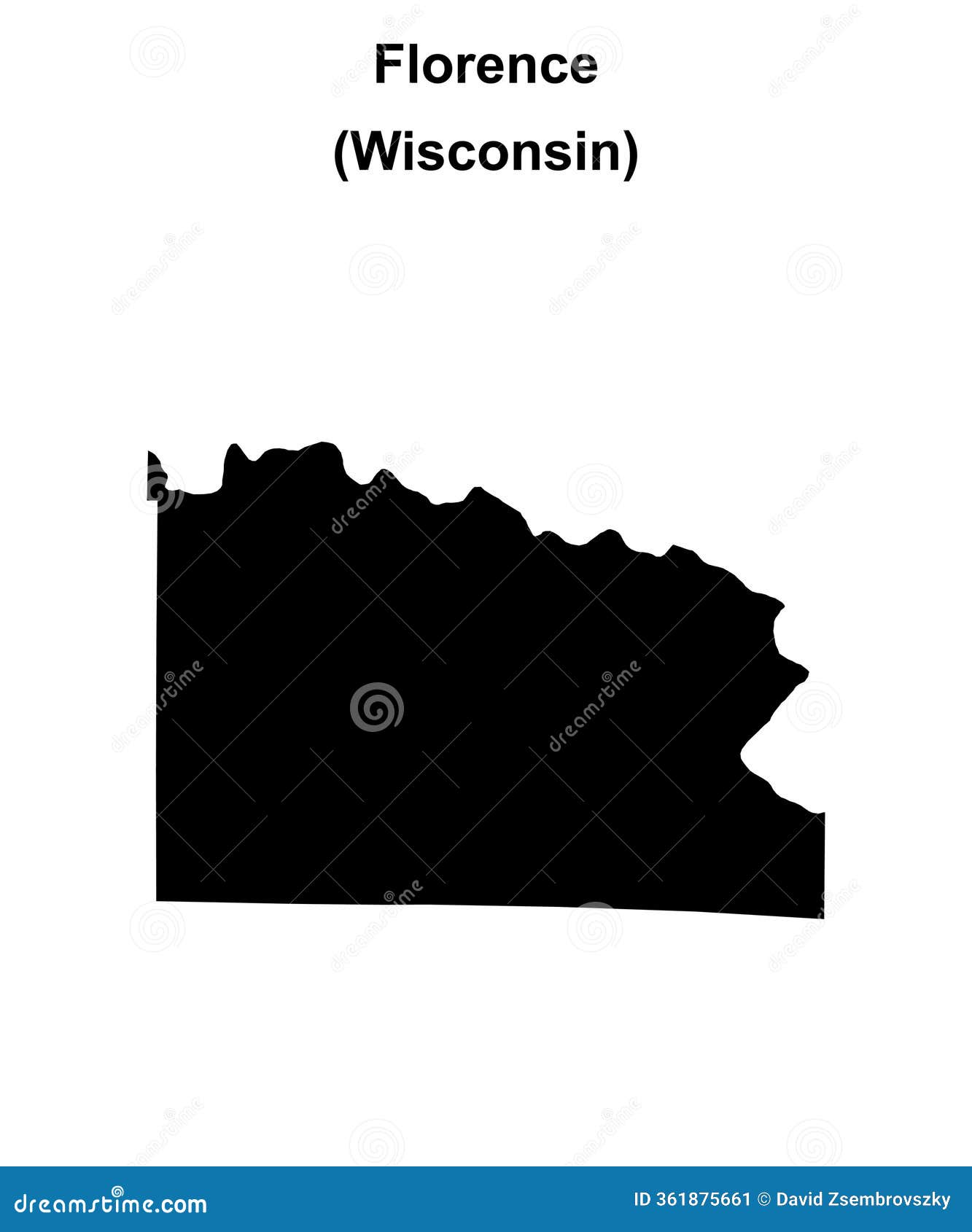 Florence Outline Map Vector Illustration | CartoonDealer.com #324132426