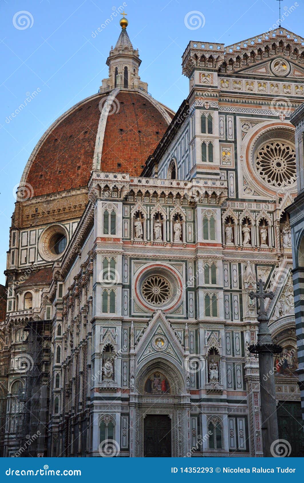 The Dome in Florence City . Italy Stock Image - Image of architect ...