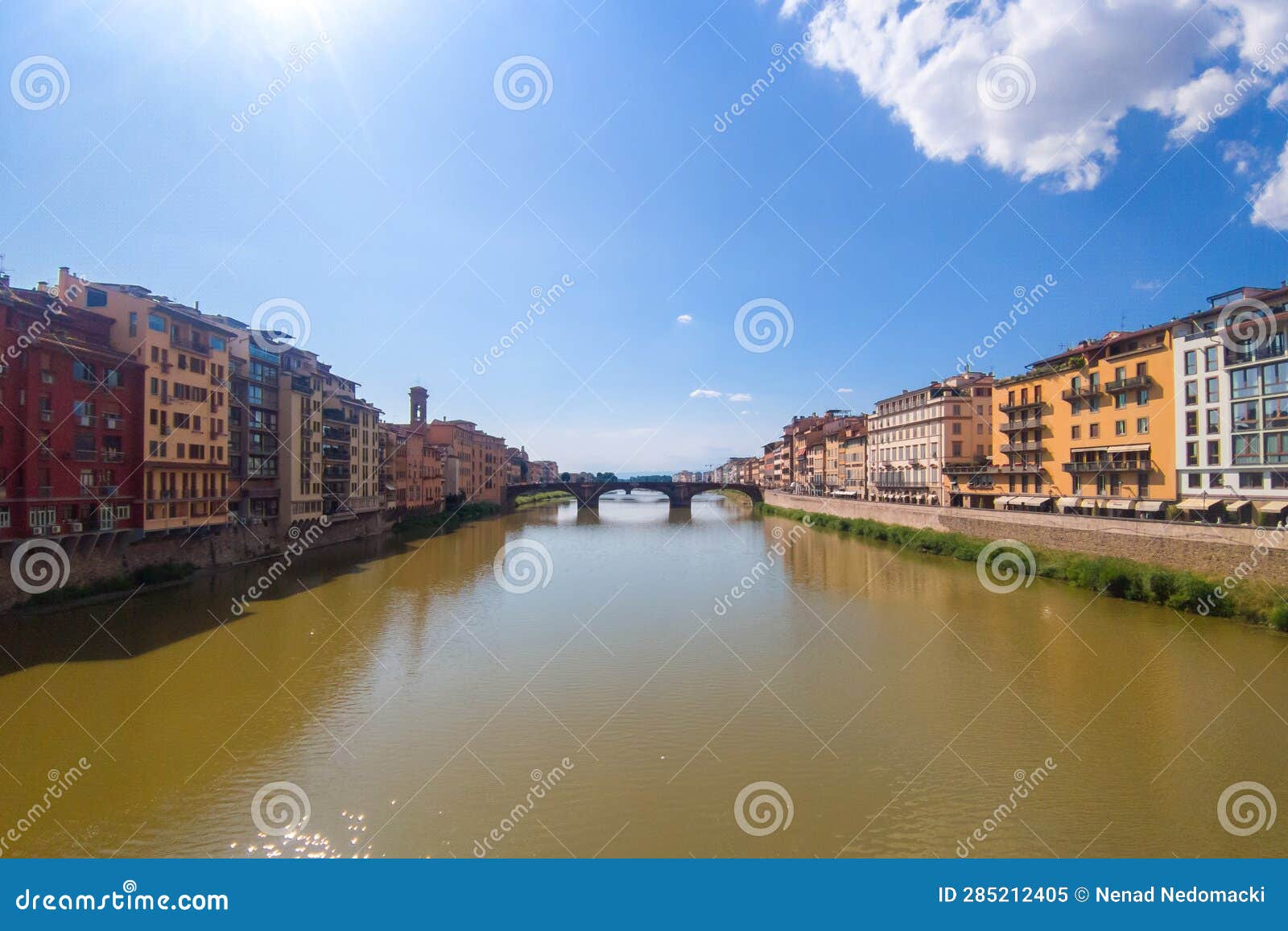 Florence, Italy on the Arno River Editorial Image - Image of arno ...