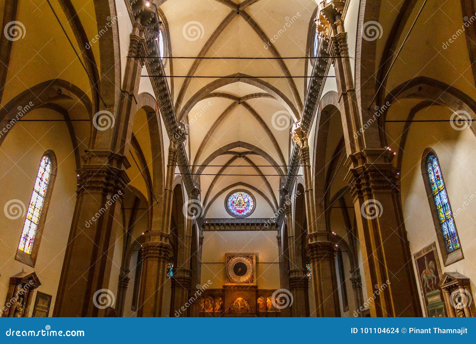 Inside Architecture of Florence Duomo. Editorial Stock Image - Image of ...