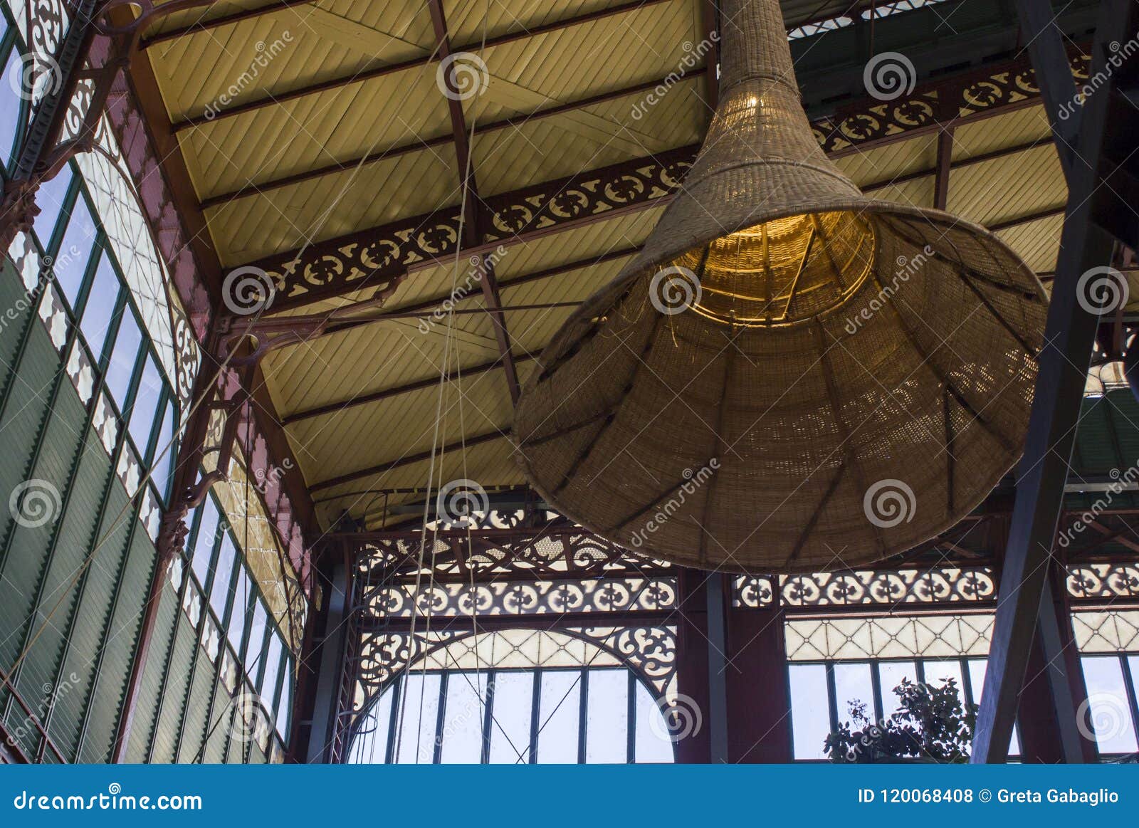 Architectural Feature of Central Market in Florence Stock Photo - Image ...