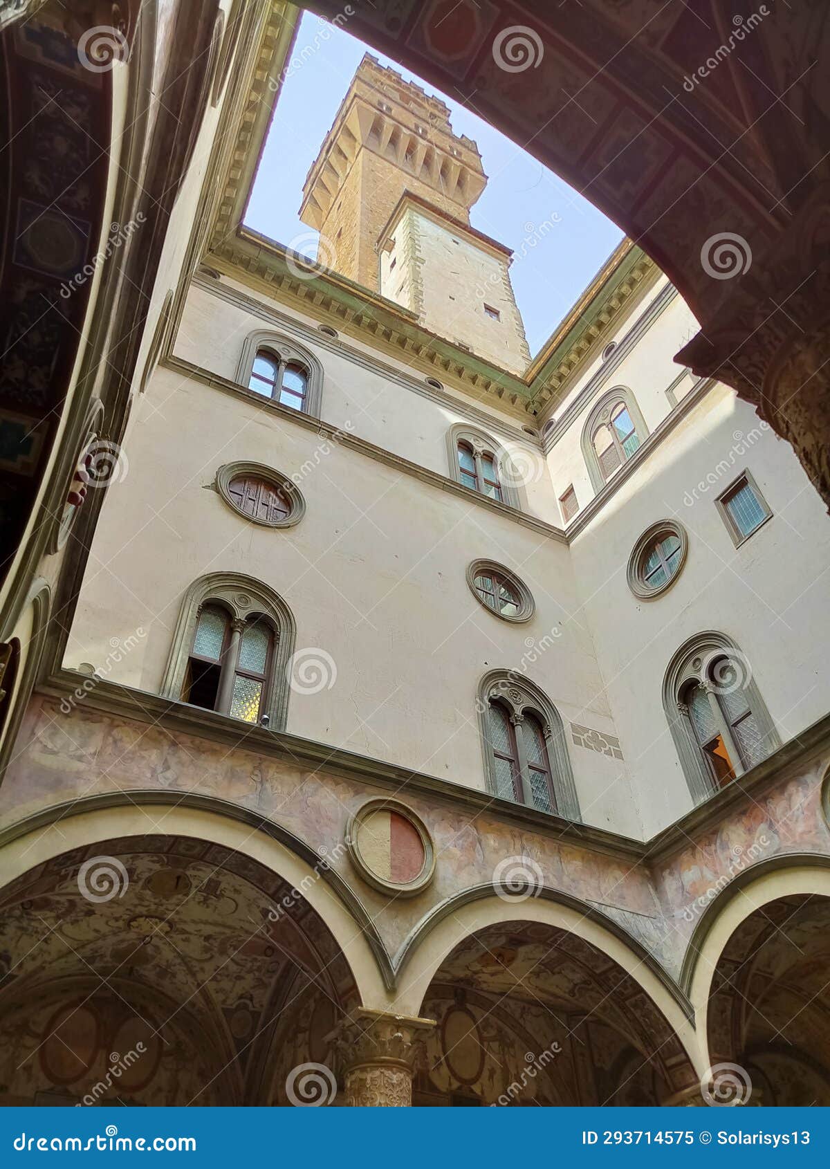 Florence, Italy - October 04, 2023: the Inside View in Palazzo Vecchio ...