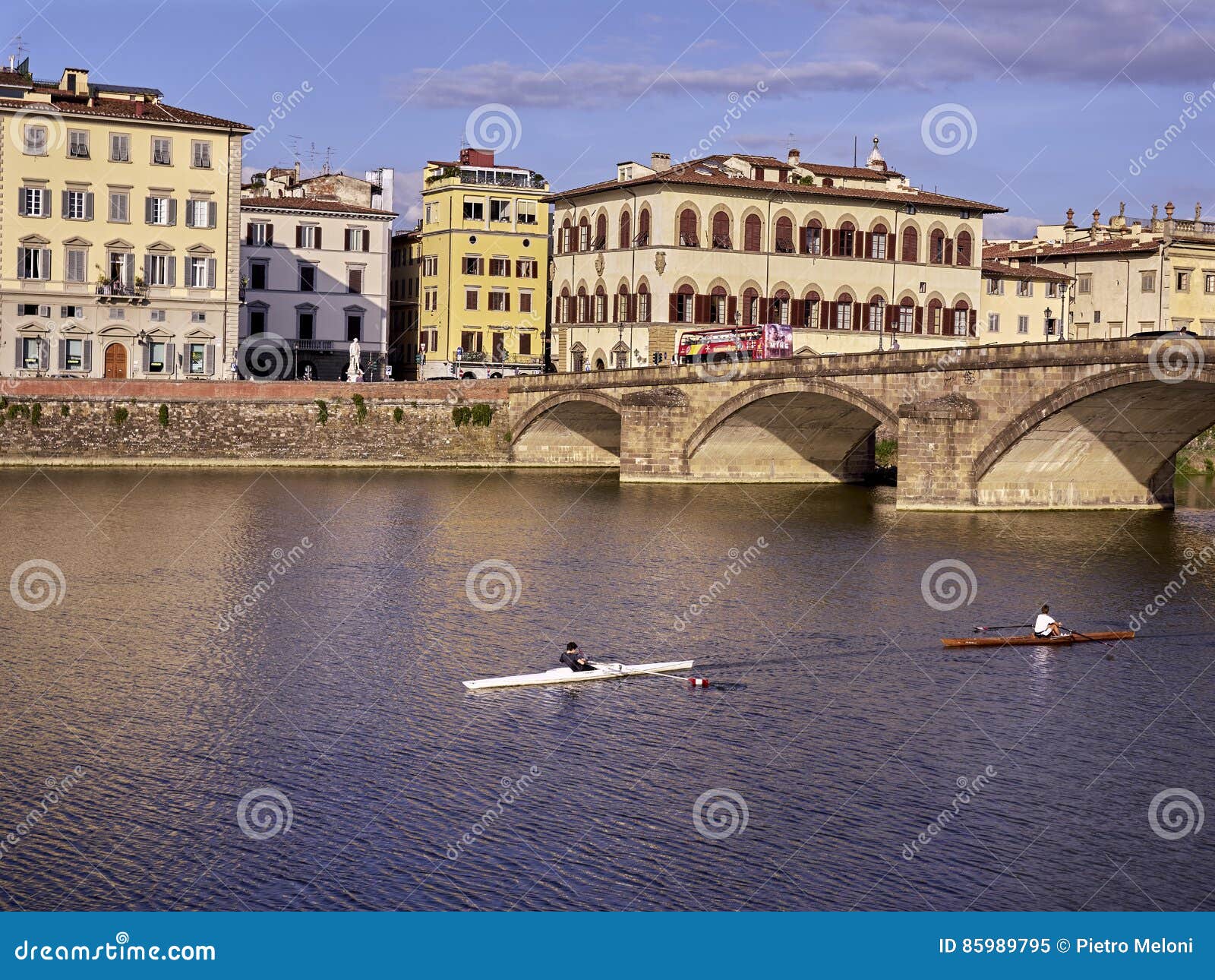 Florence landscape editorial image. Image of travel, arno - 85989795