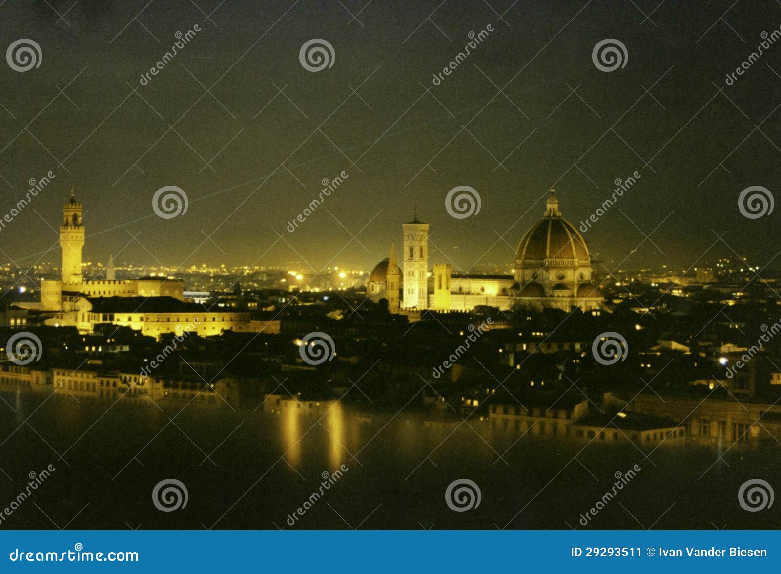 Florence by Night, Firenze, Toscany, Italy Stock Image - Image of ...