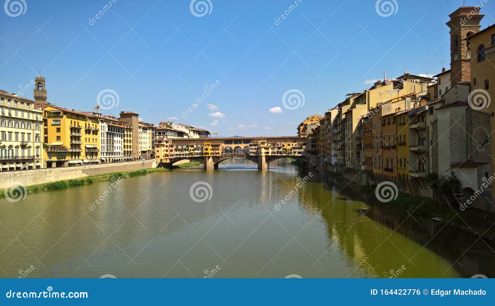 Florence Old Bridge stock photo. Image of tour, view - 164422776