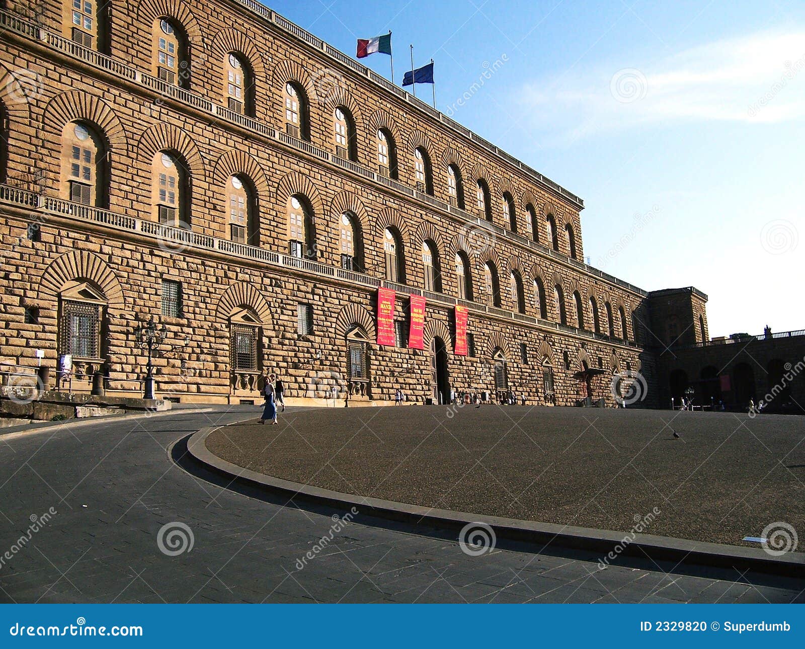 Florence-Palazzo Pitti stock photo. Image of architecture - 2329820