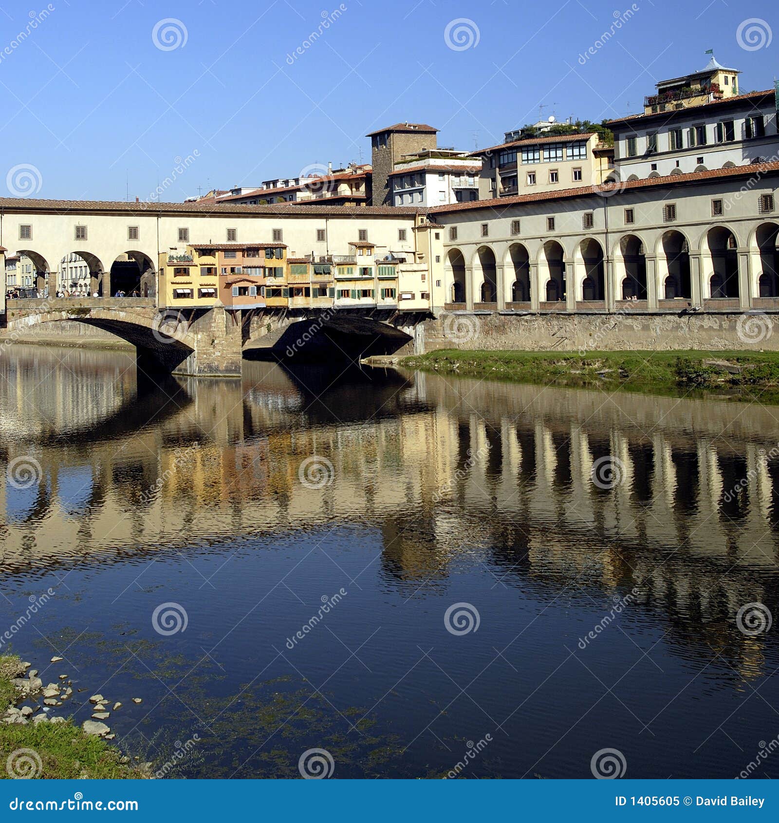 Florence - Ponte Vecchio stock image. Image of attraction - 1405605