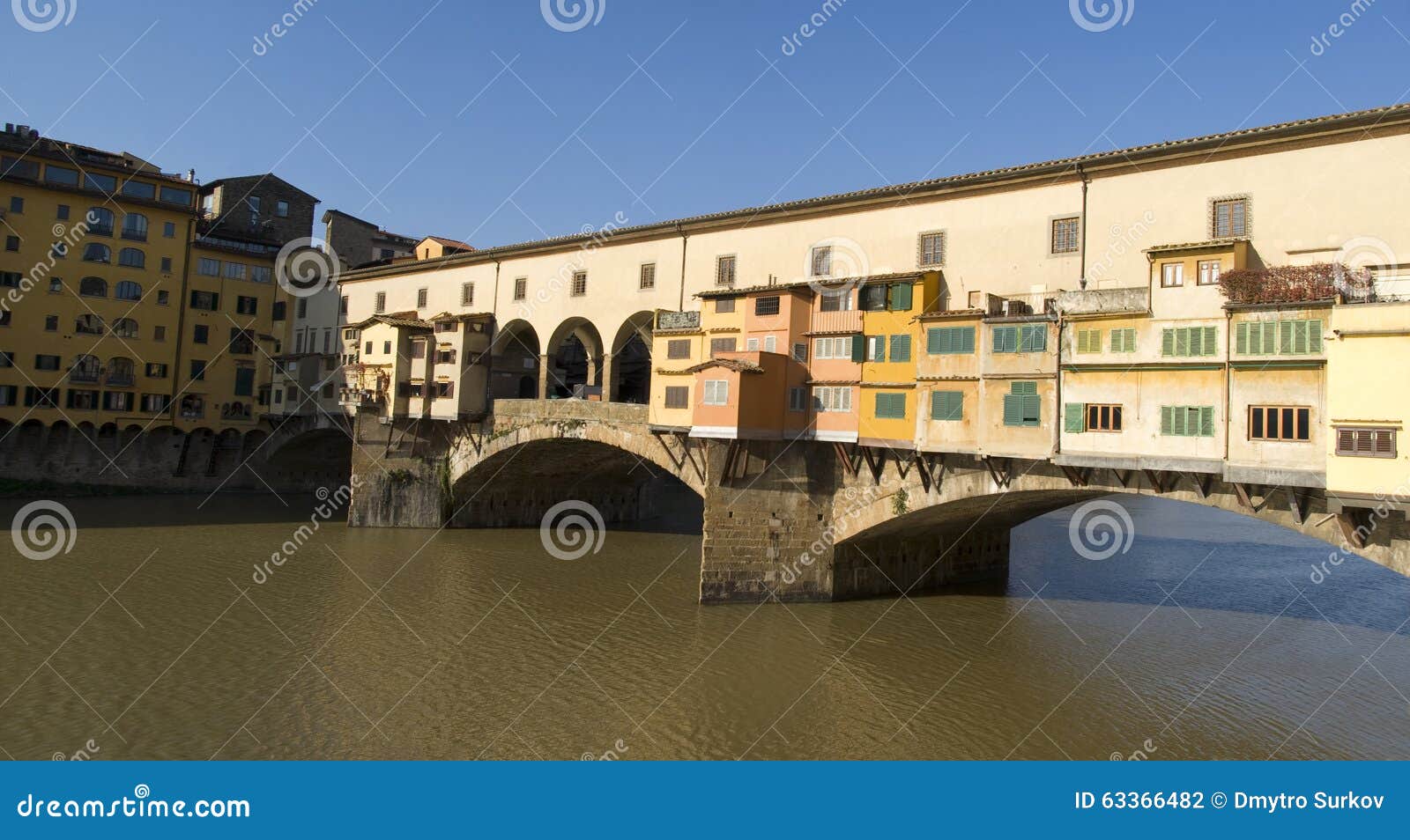 Florence. the Ponte Vecchio Bridge Stock Photo - Image of famous, ponte ...