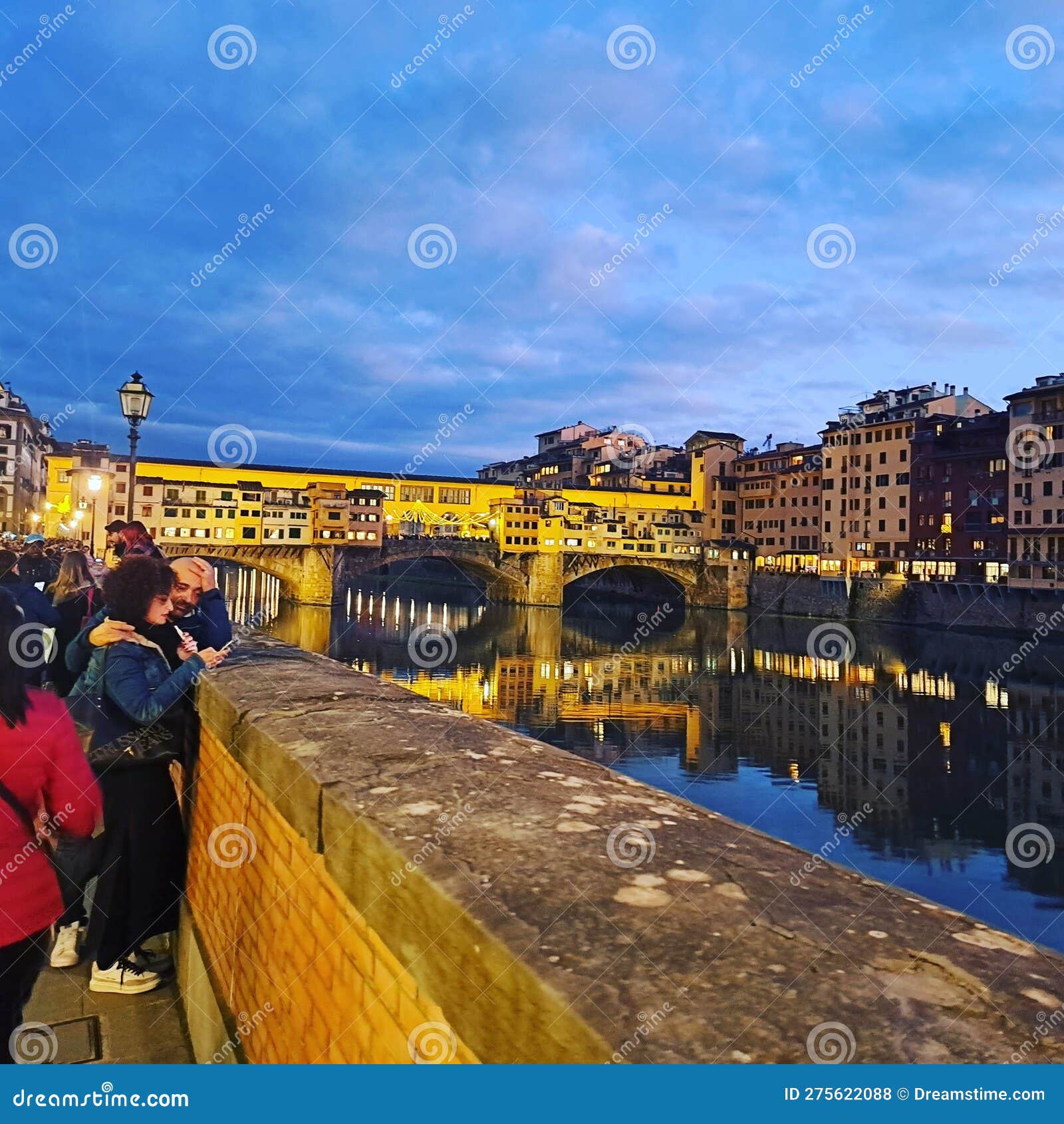 Florence ponte vechio editorial stock photo. Image of florence - 275622088