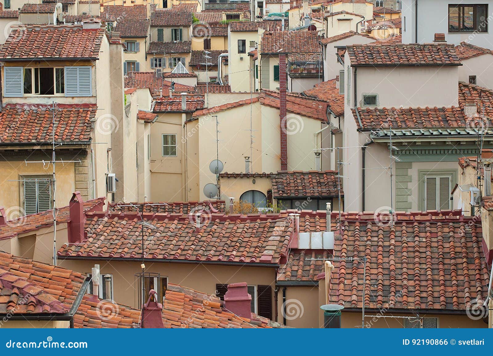 Florence roofs, Italy stock photo. Image of florence - 92190866