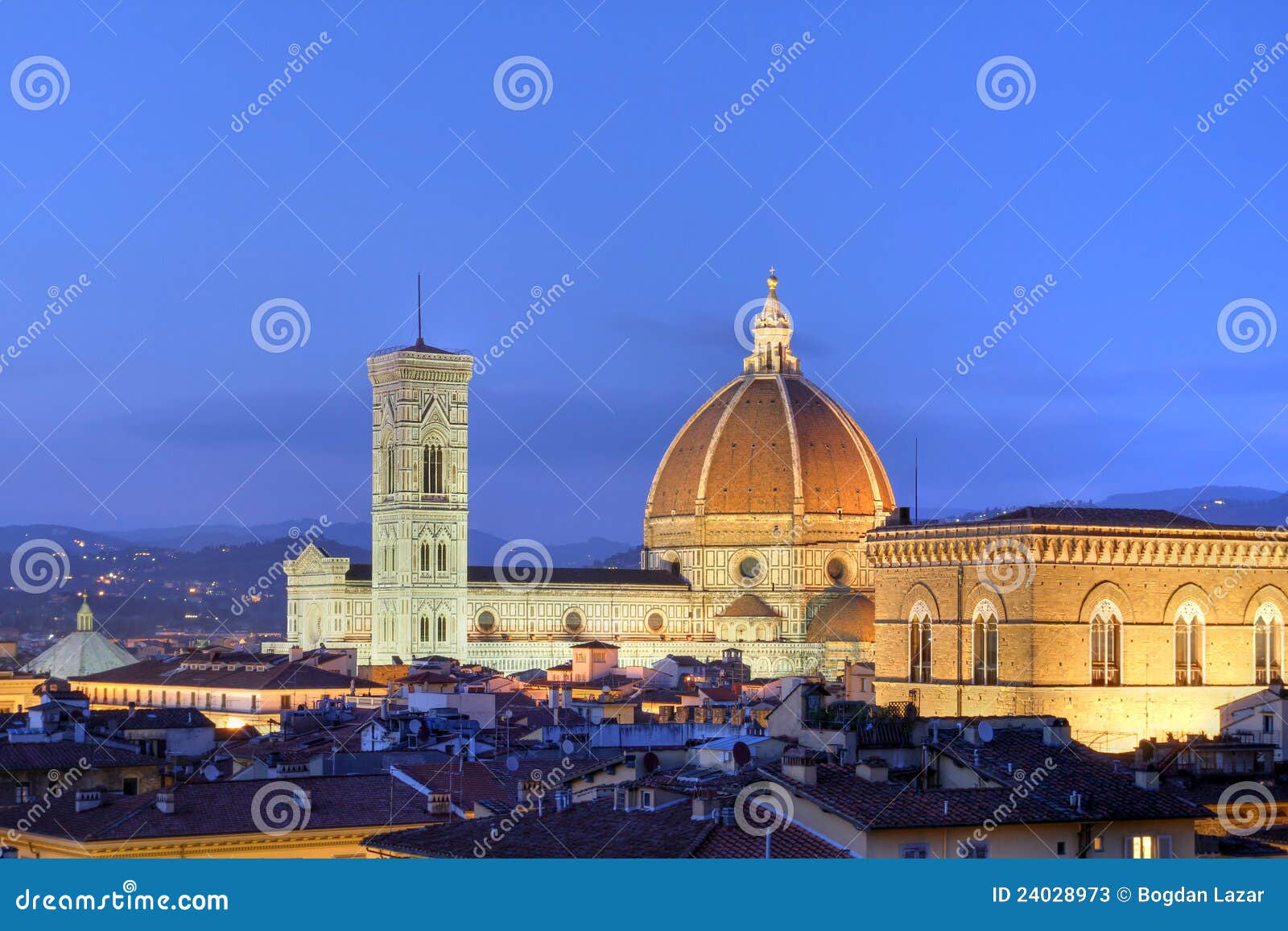 Florence skyline, Italy stock image. Image of attraction - 24028973