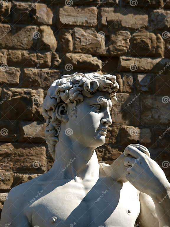 Florence - Statue of David by Michaelangelo Stock Photo - Image of ...