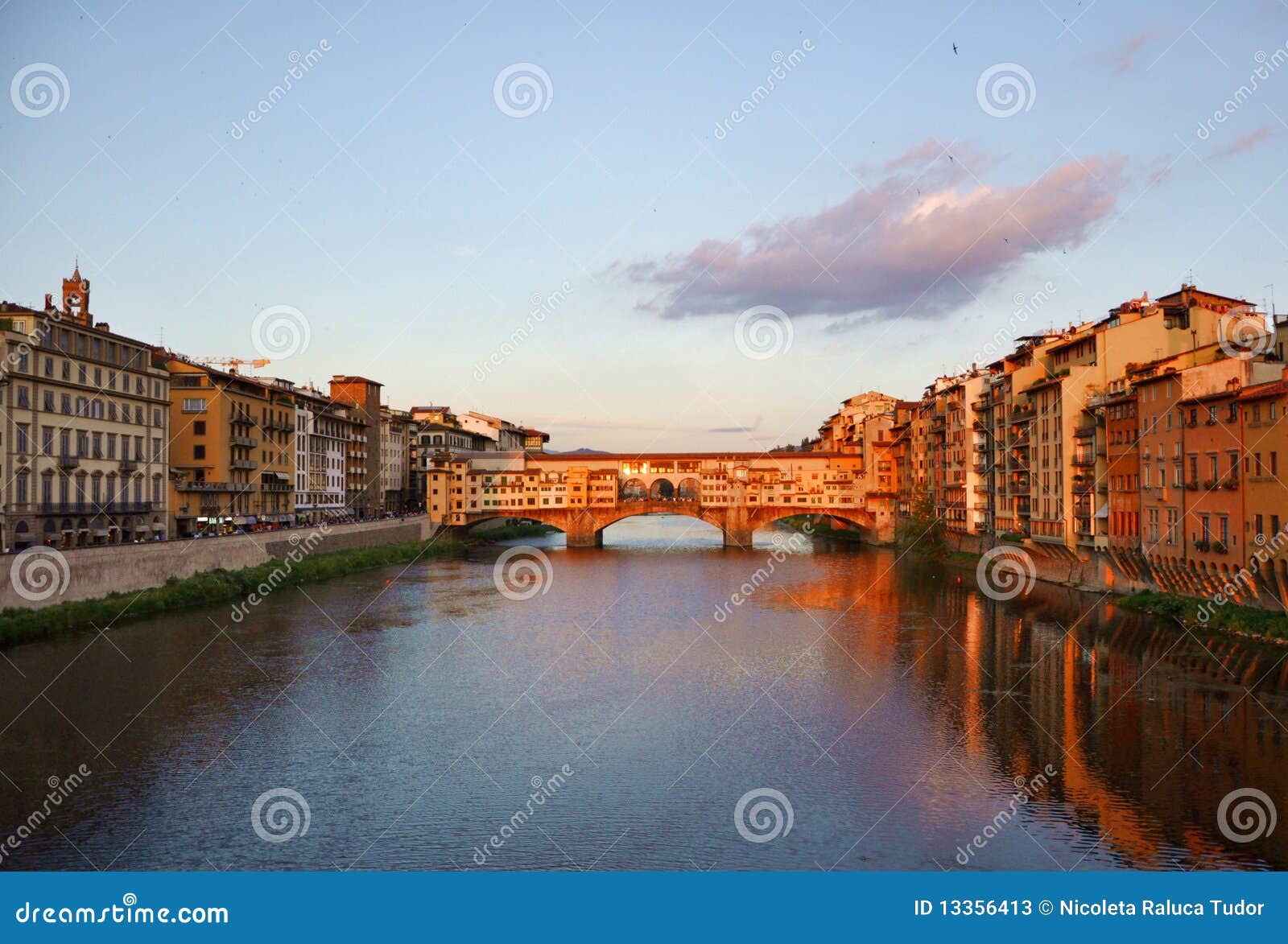 Florence Summer Day , Italy Stock Image - Image of icon, gold: 13356413