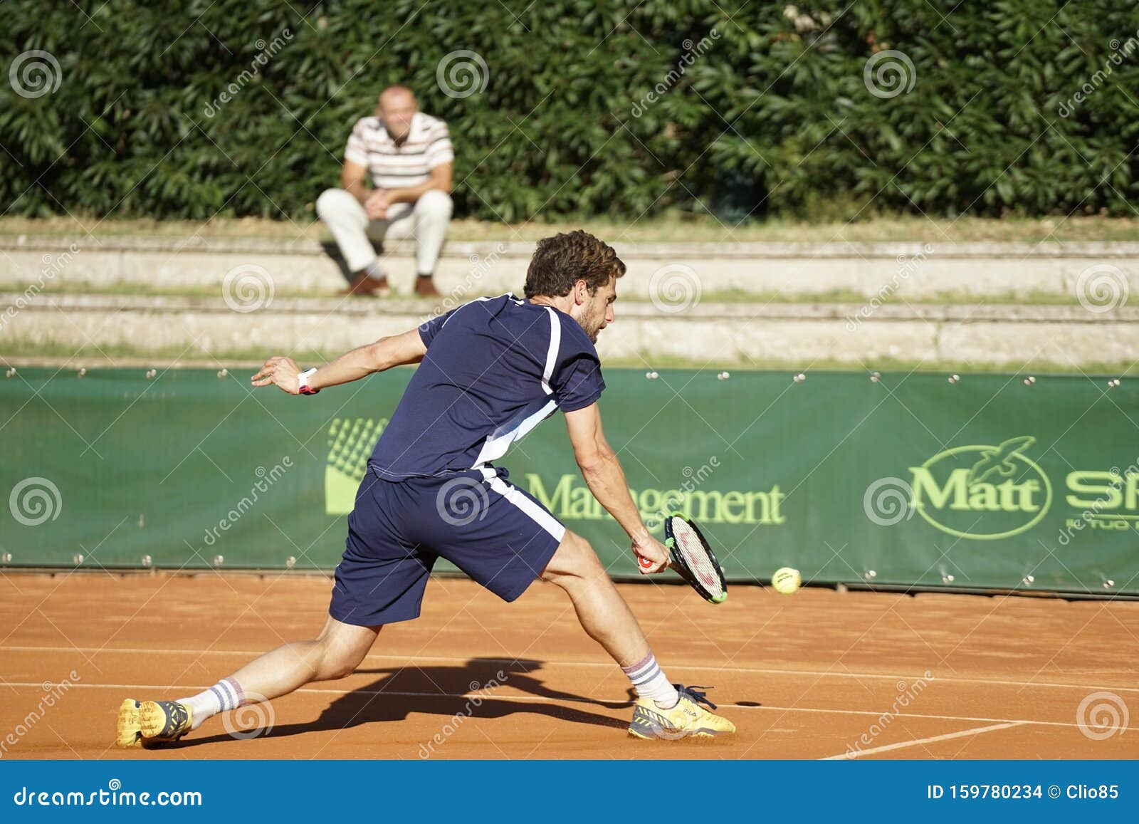 FLORENCE, 29th September 2019, Firenze Tennis Cup - Pedro Sousa during ... FLORENCE, 29th September 2019, Firenze Tennis Cup - Pedro Sousa during ...