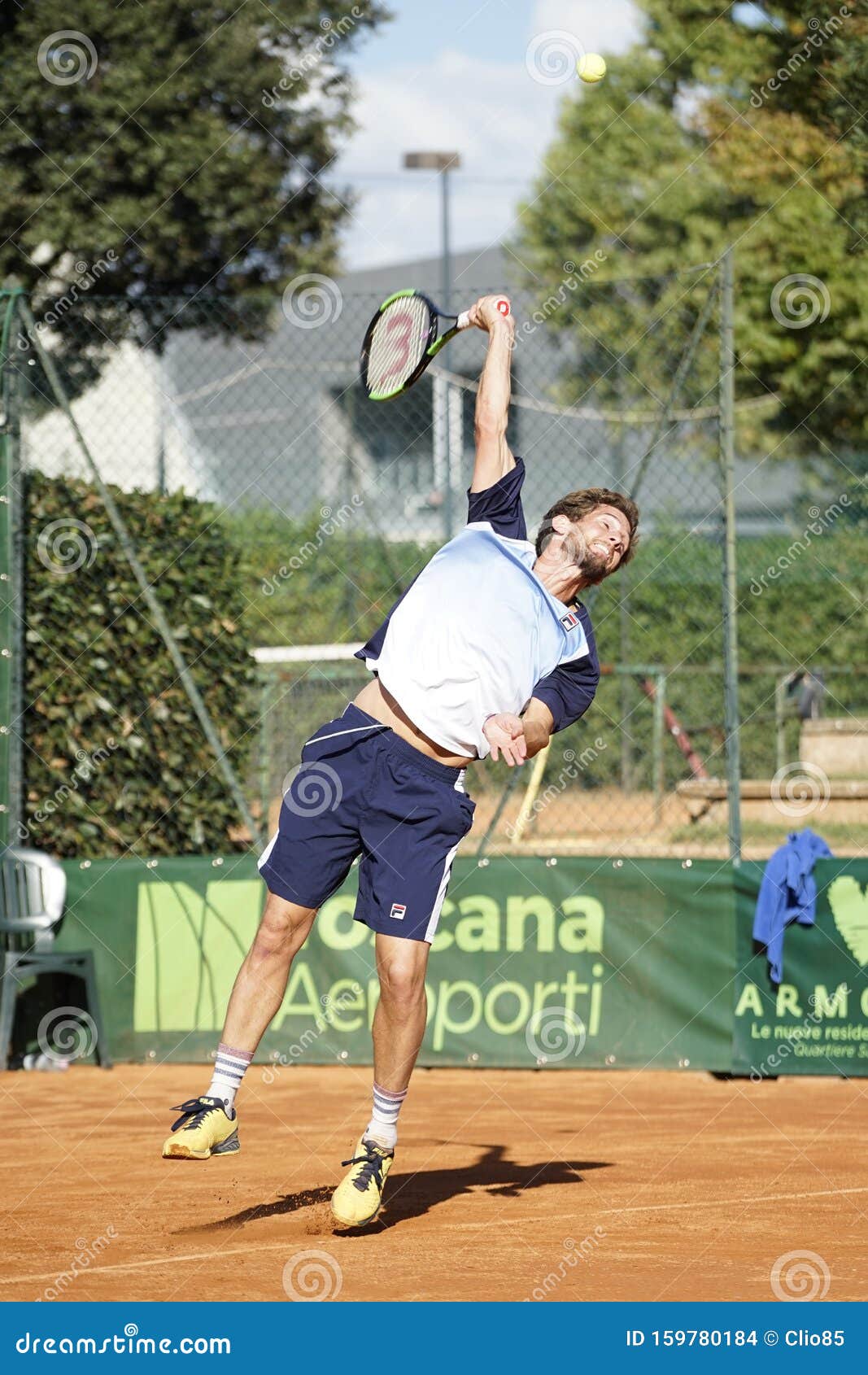 FLORENCE, 29th September 2019, Firenze Tennis Cup - Pedro Sousa during ... FLORENCE, 29th September 2019, Firenze Tennis Cup - Pedro Sousa during ...