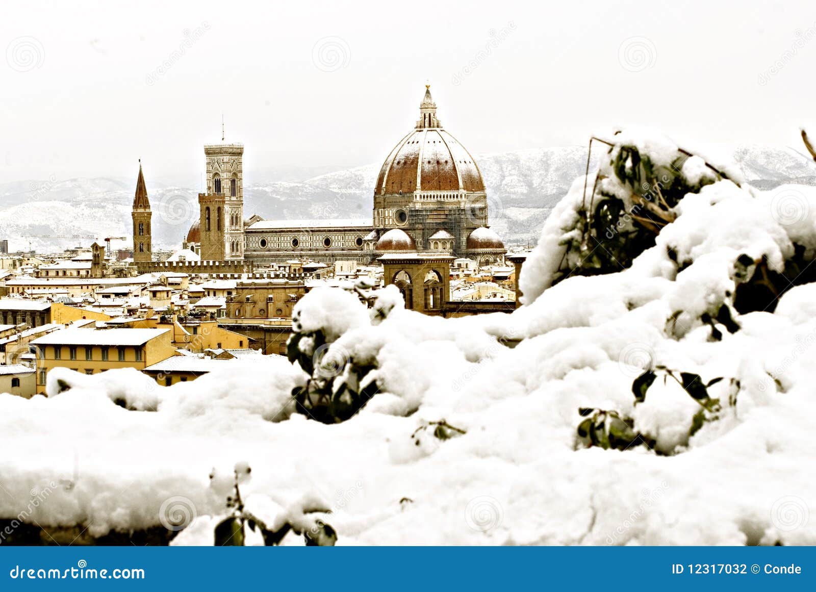 Florence at winter stock photo. Image of italy, catholic - 12317032
