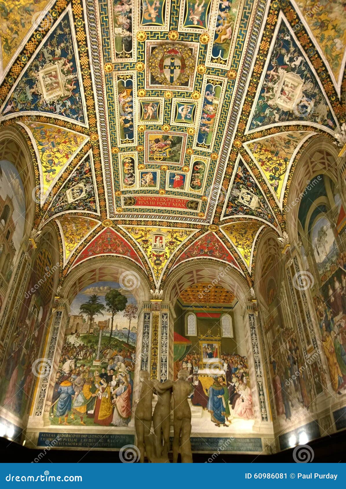 Florentine Cathedral Ceiling Stock Image - Image of artwork, florentine ...