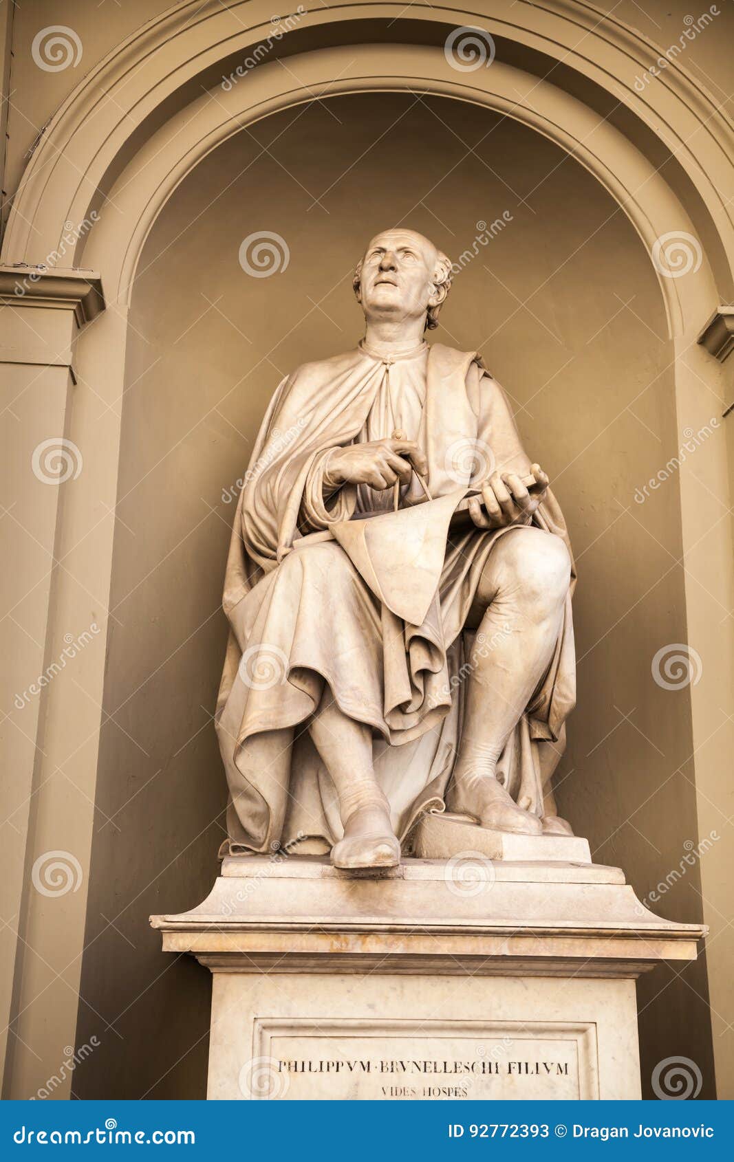 Florenz Cathedral-Statue of the Architects of the Cathedral Editorial ...
