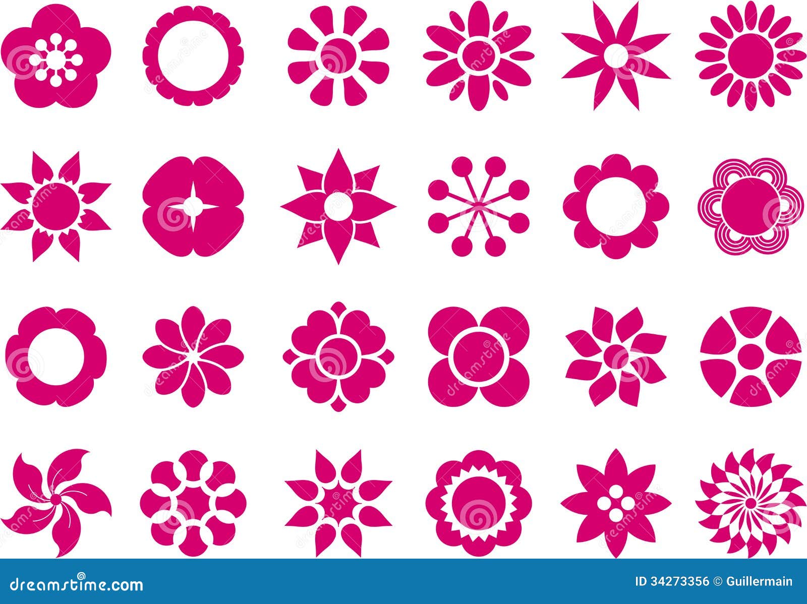 Flores ilustración del vector. Ilustración de flor, forma - 34273356