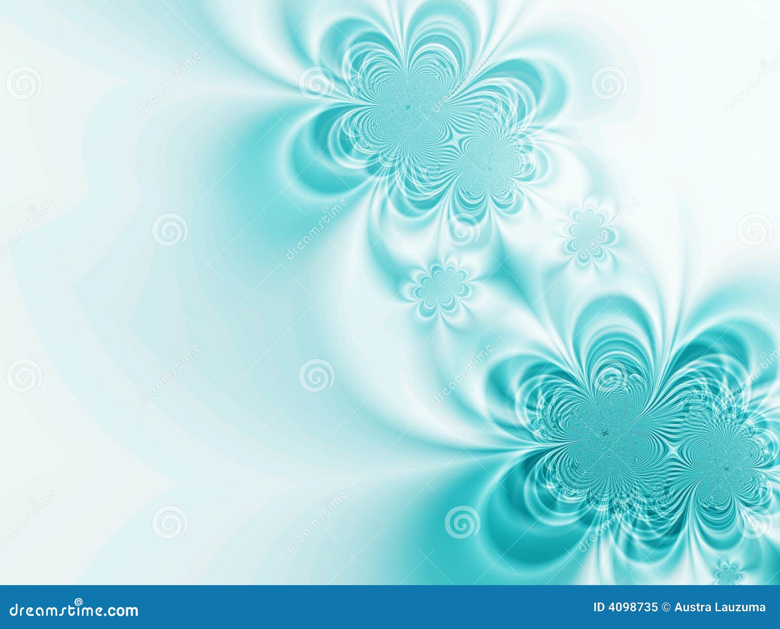 Flores abstractas stock de ilustración. Ilustración de resorte - 4098735