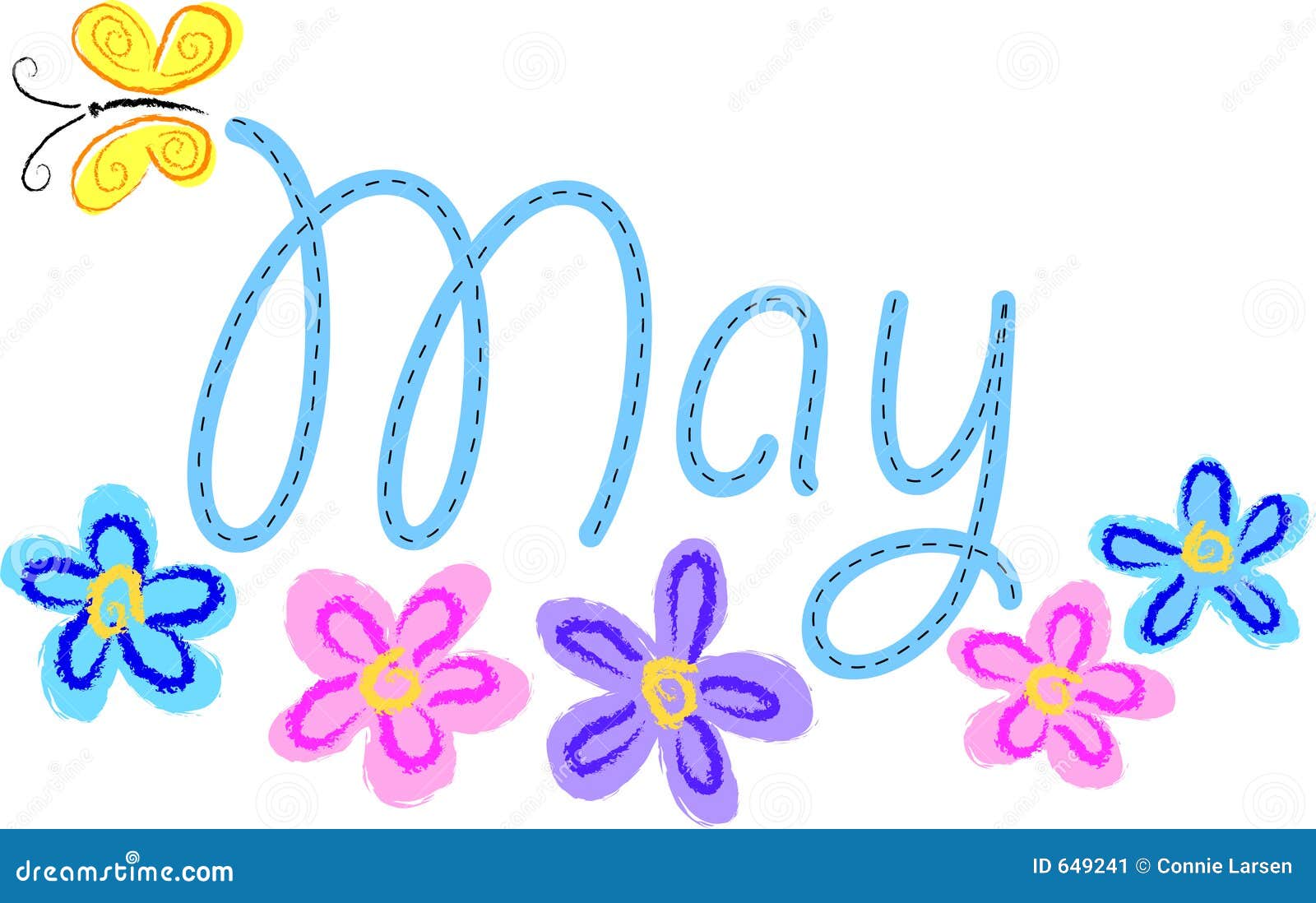 Flores de mayo stock de ilustración. Ilustración de flores - 649241