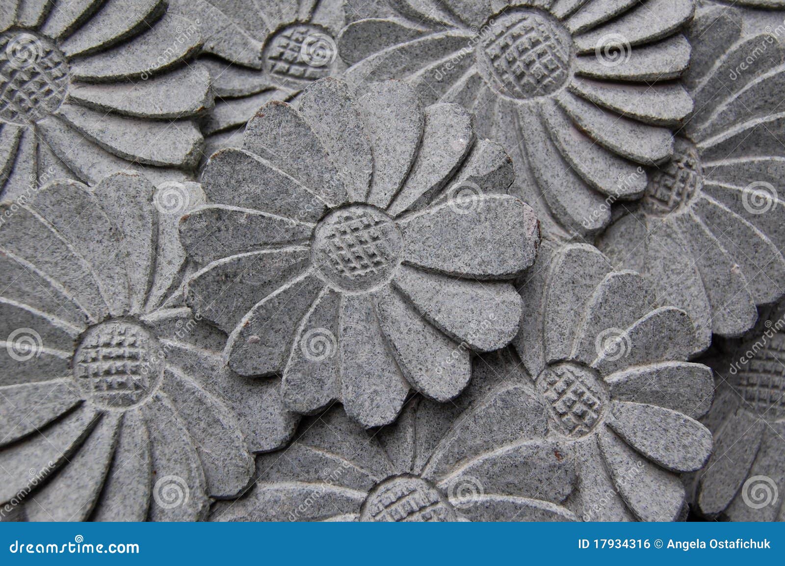 Flores de piedra foto de archivo. Imagen de flores, detalles - 17934316