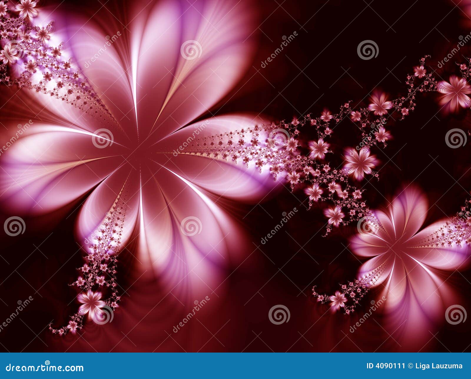 Flores hermosas stock de ilustración. Ilustración de wallpaper - 4090111