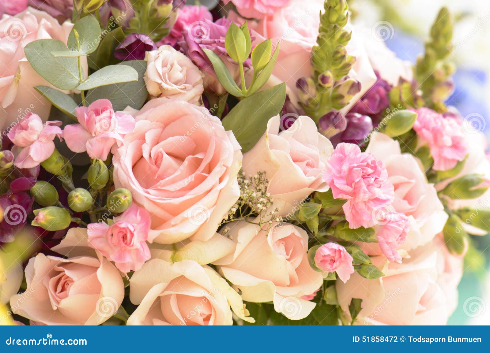Flores Hermosas Del Ramo De La Flor - Macro Foto de archivo - Imagen de ...
