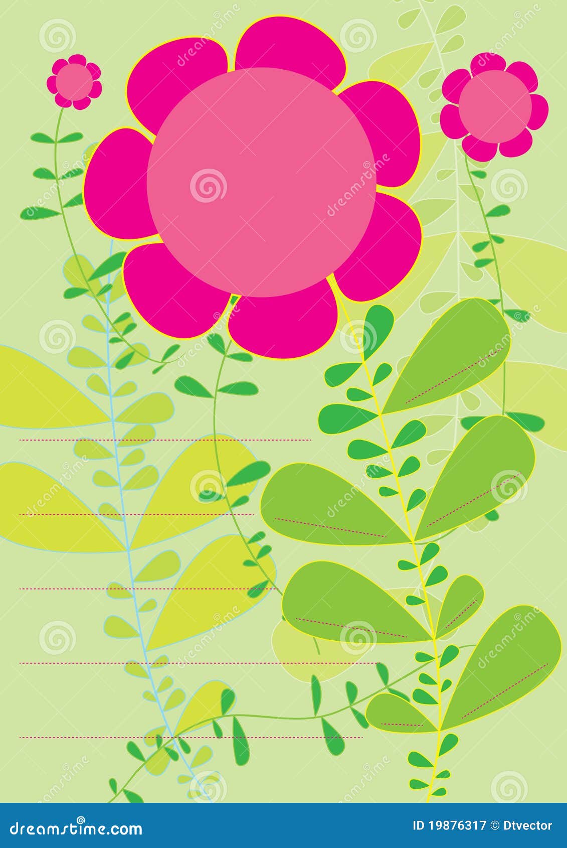 Flores Profile_eps ilustração do vetor. Ilustração de delicado - 19876317