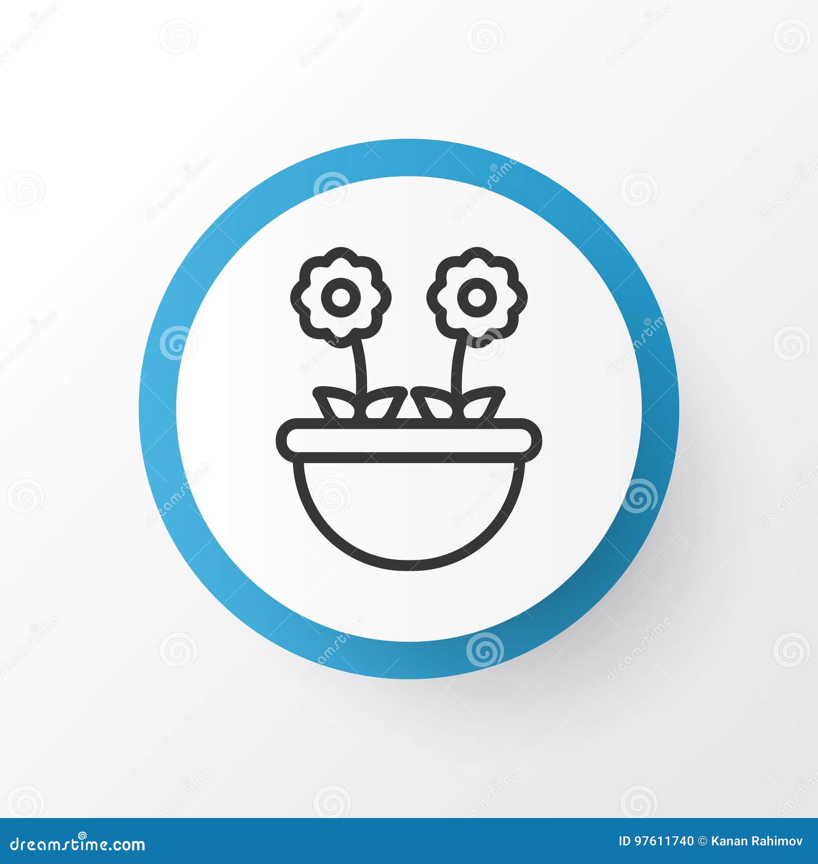 Floret Icon Symbol. Premium Quality Isolated Herb Element in Trendy ...