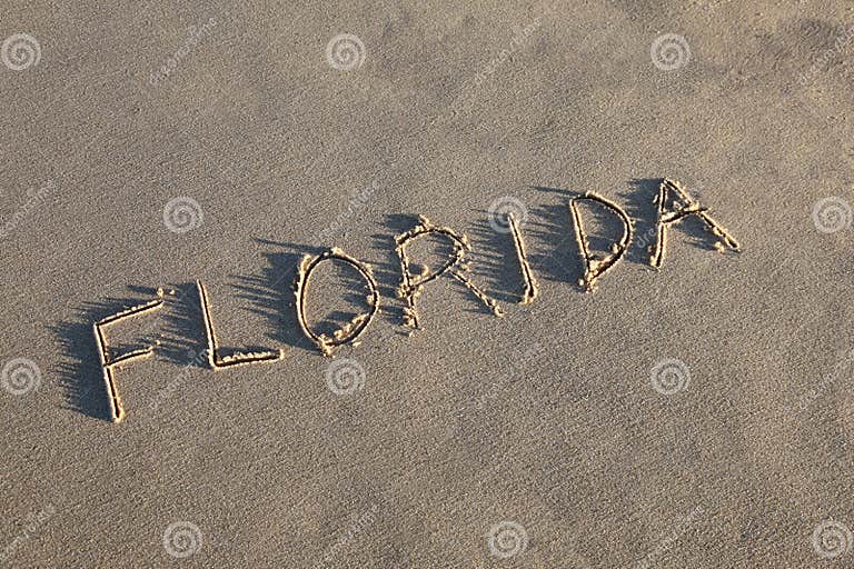 Florida stock photo. Image of angled, handwriting, concept - 16077430