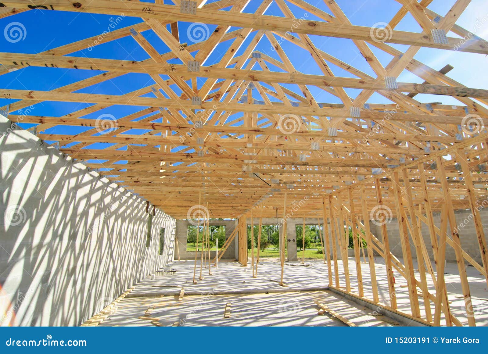 Florida construction stock image. Image of truss, home - 15203191