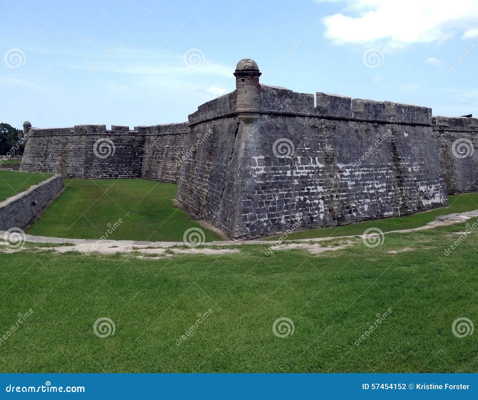Florida Fort stock photo. Image of america, augustine - 57454152