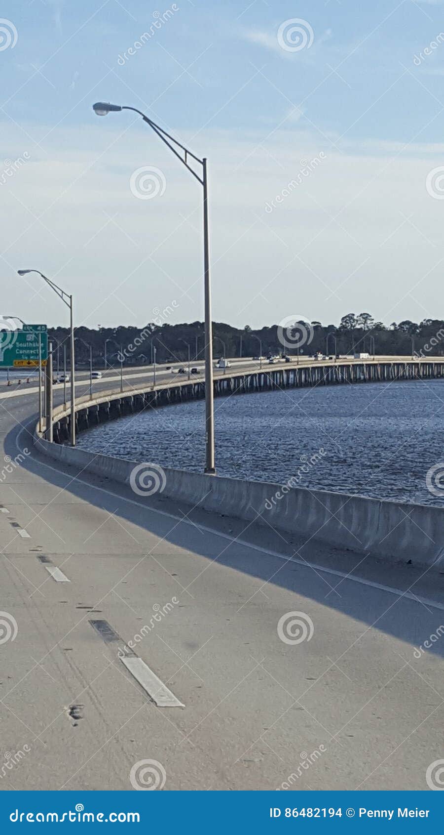 Florida Georgia border stock photo. Image of bridge, border - 86482194