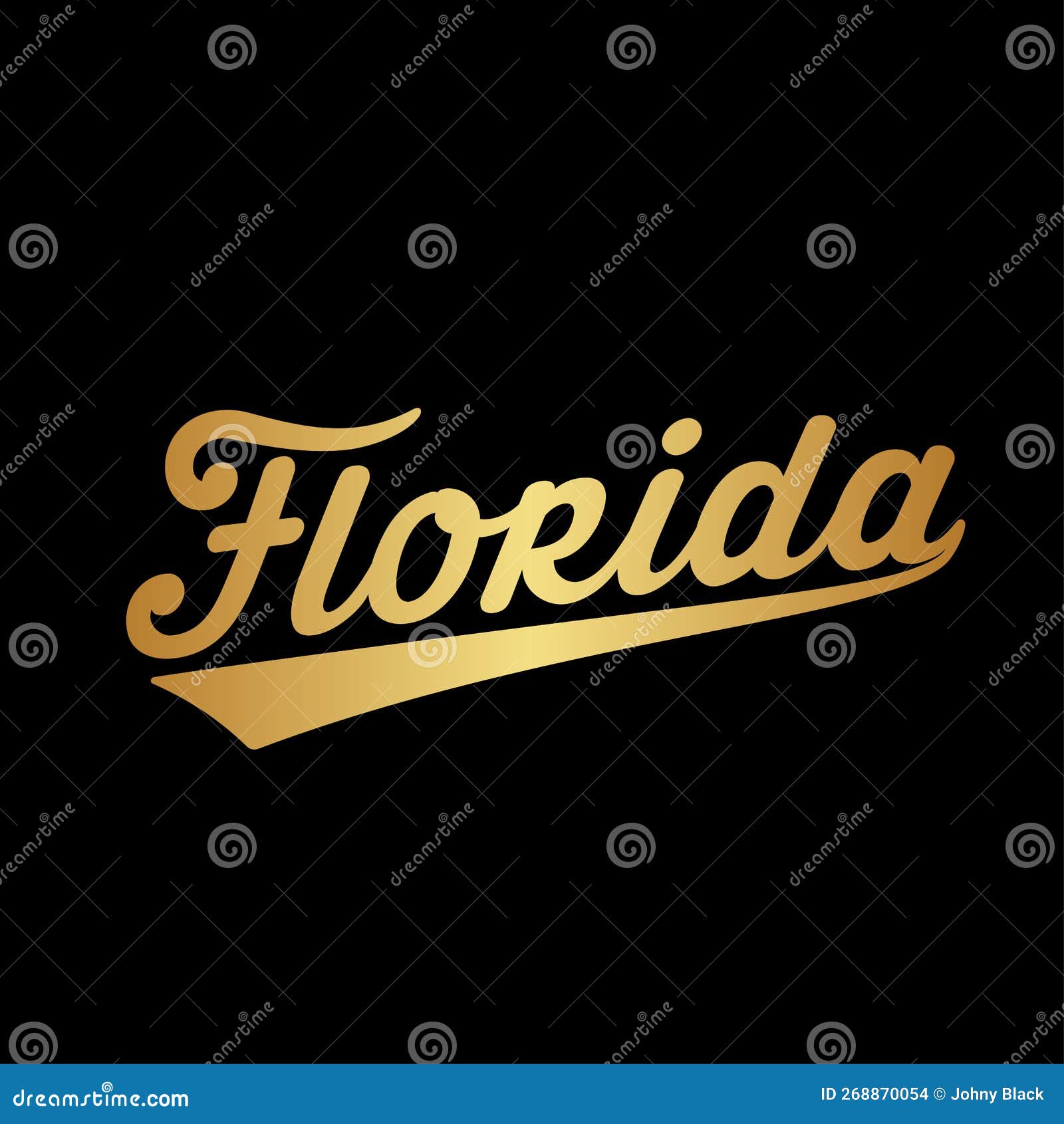 Florida Lettering Design. Florida, United States, Typography Design ...