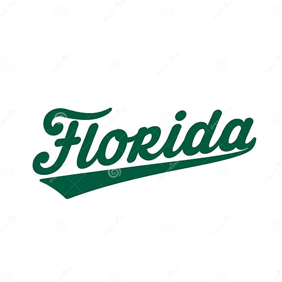 Florida Lettering Design. Florida, United States, Typography Design ...