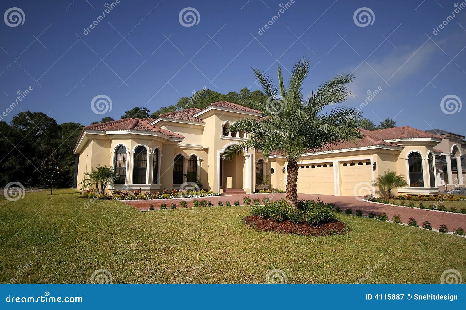 Florida house stock image. Image of architecture, upscale - 4115887