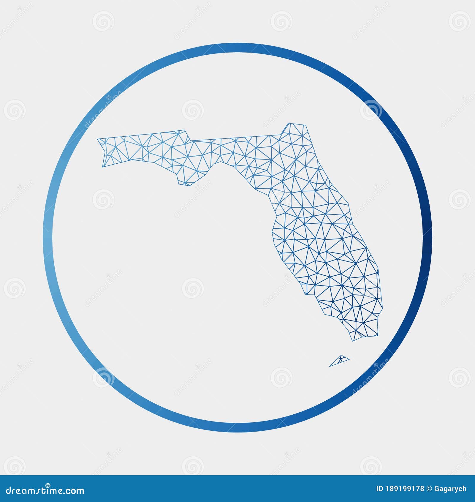 Florida icon. stock vector. Illustration of florida - 189199178