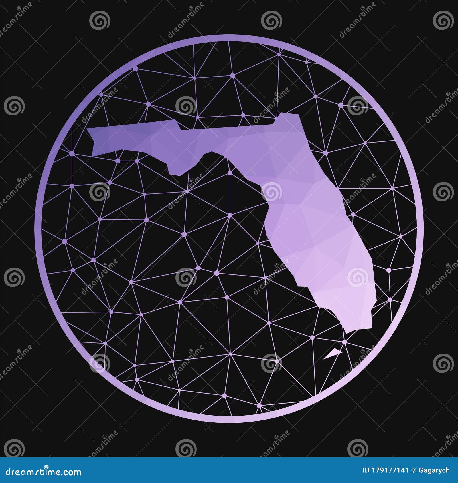 Florida icon. stock vector. Illustration of presentation - 179177141
