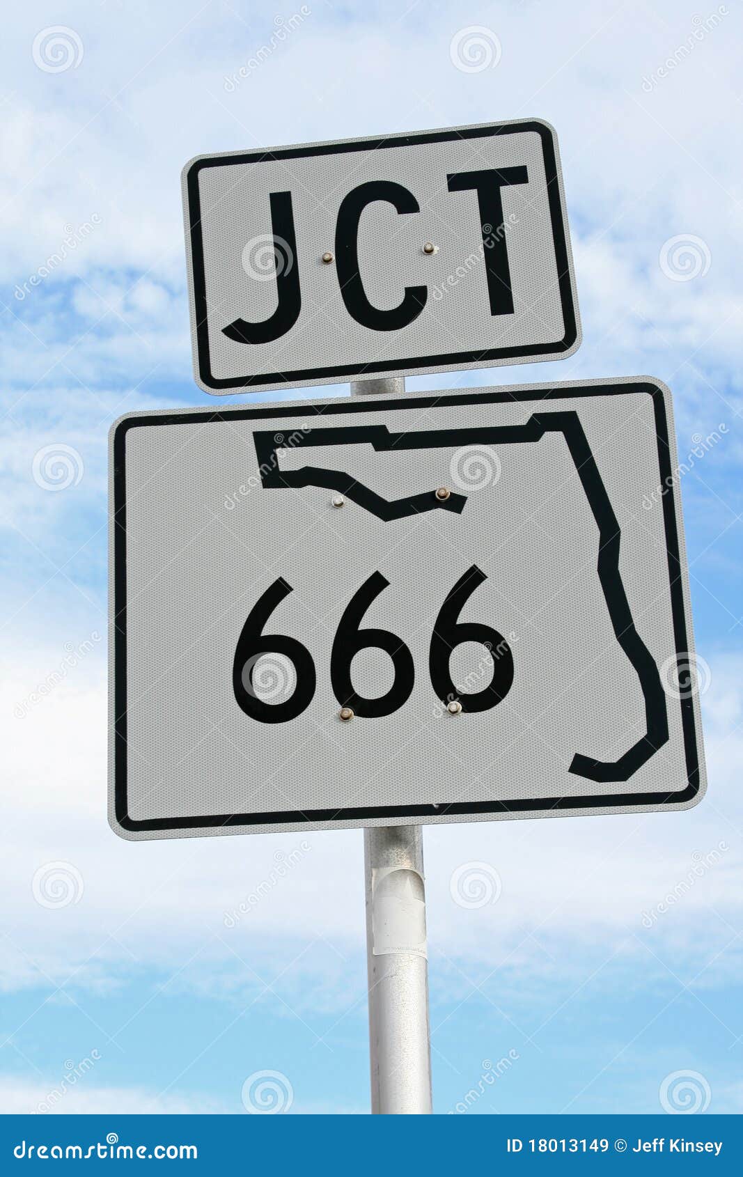 Florida Junction 666 stock image. Image of sign, travel - 18013149