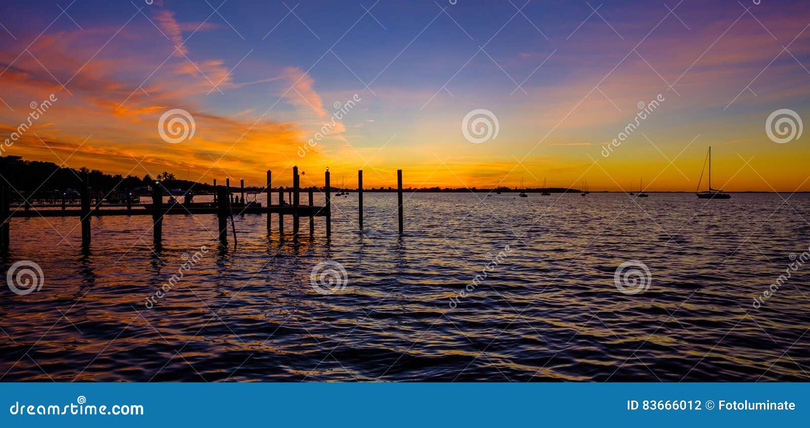 Florida Keys Sunset stock photo. Image of outdoor, seascape - 83666012