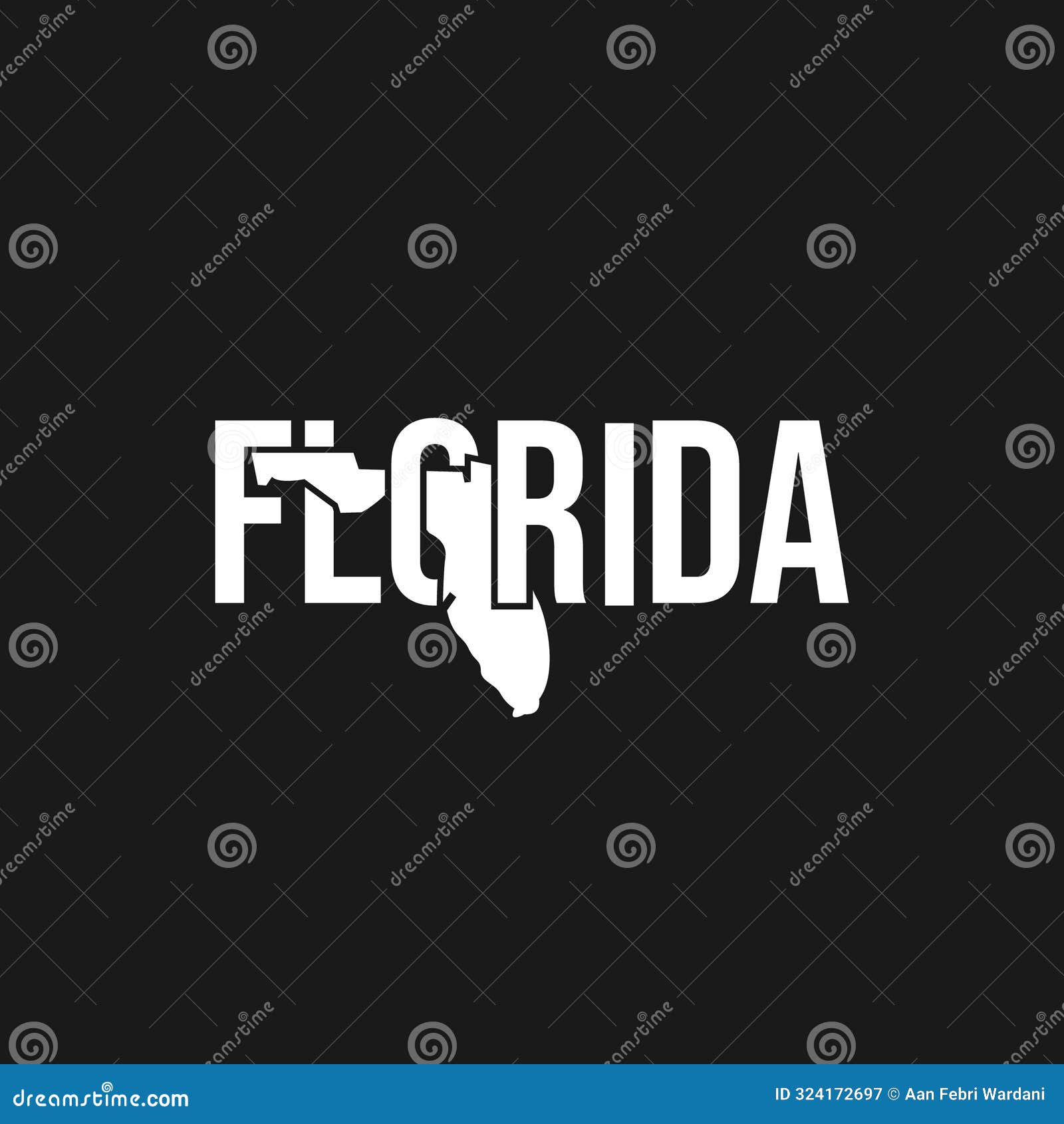 Florida logo icon vector stock vector. Illustration of graphic - 324172697