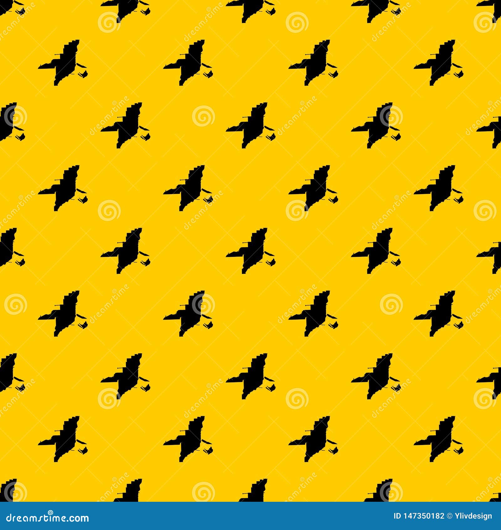 Florida map pattern vector stock vector. Illustration of outline ...