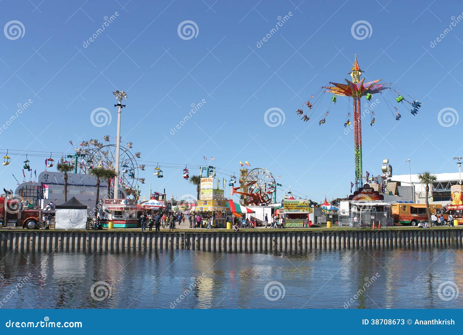 Florida State Fairground editorial stock photo. Image of round - 38708673