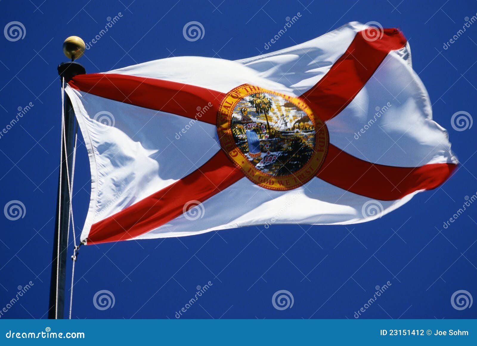 Florida State Flag stock photo. Image of horizontal, civic - 23151412