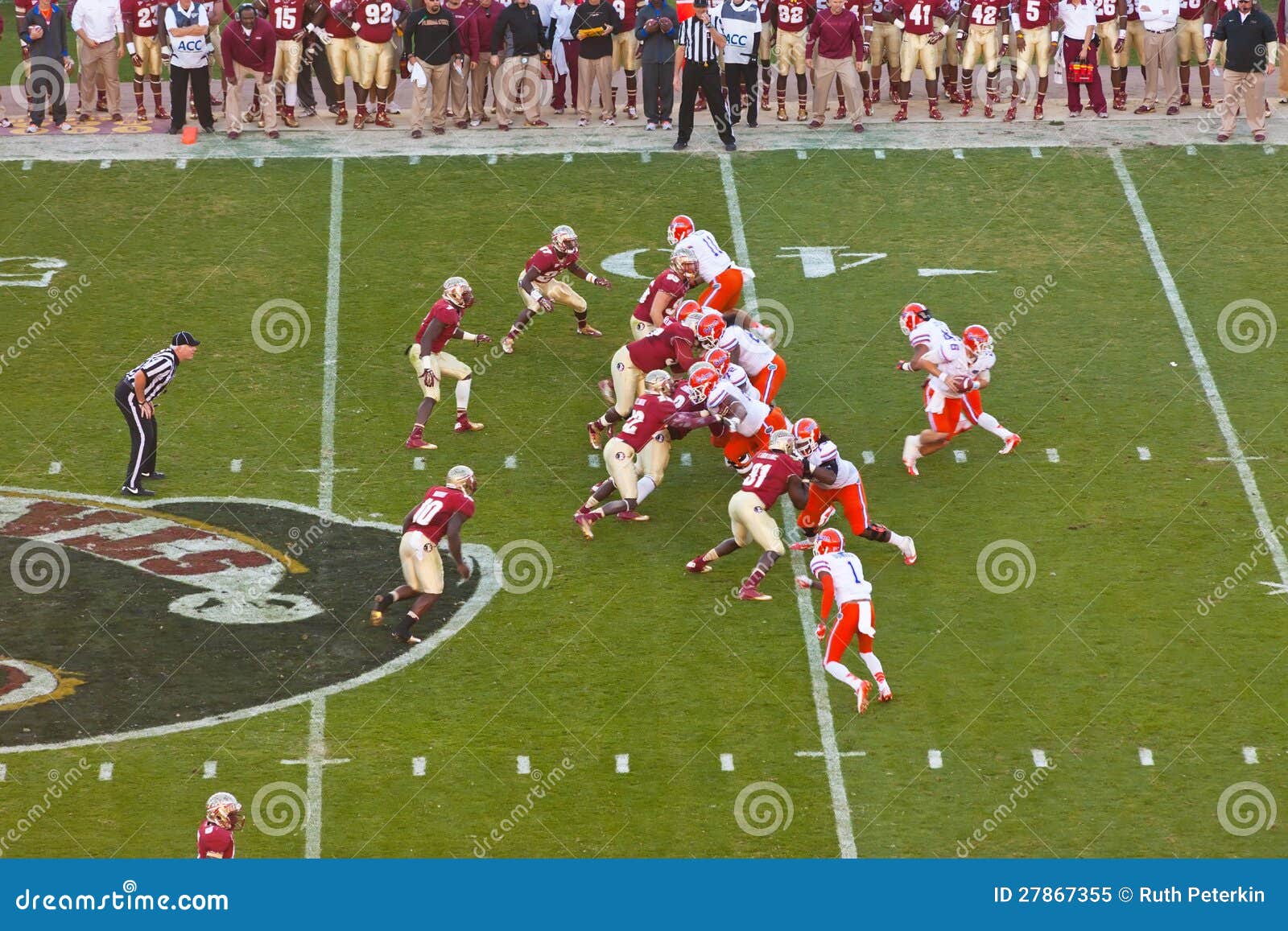 Florida State University Football Editorial Image - Image of university ...