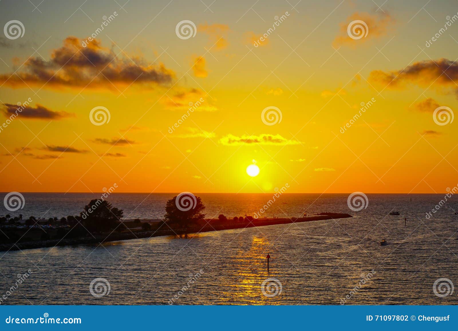 Florida sun set stock photo. Image of paradise, beautiful - 71097802