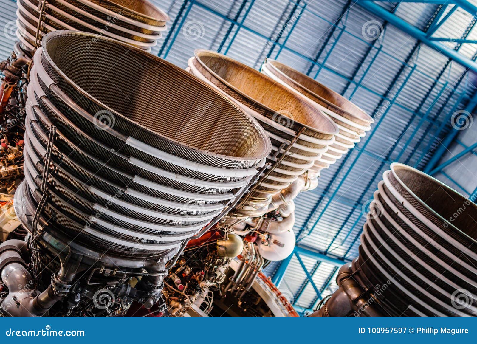 Apollo Saturn V Rocket Thrusters Editorial Photography - Image of ...