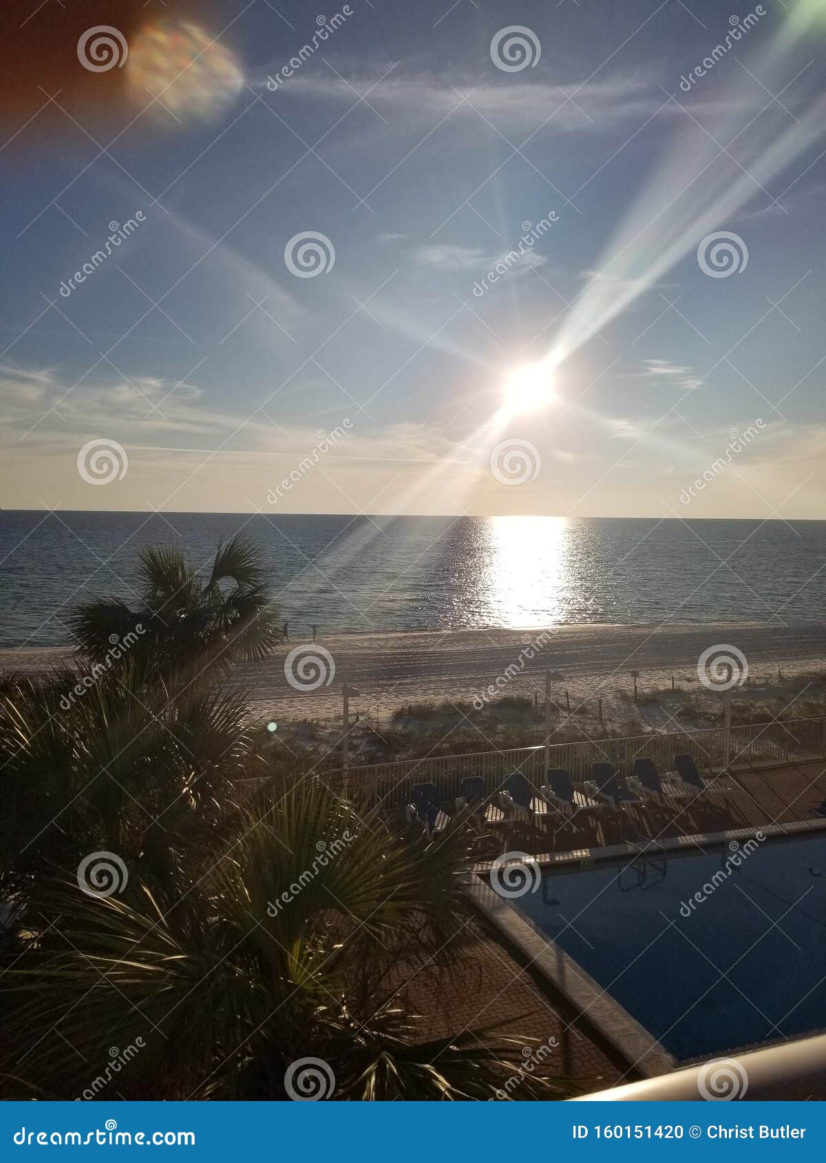 Florida View Life Line stock photo. Image of view, water - 160151420